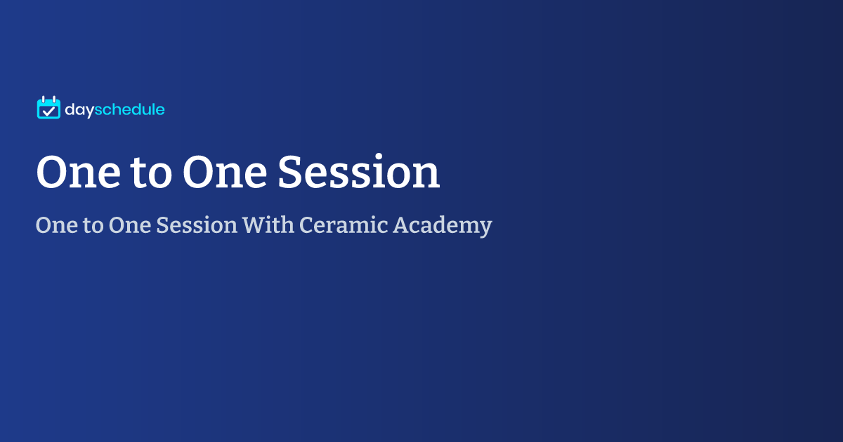 One to One Session